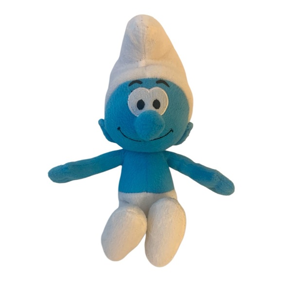 Vintage | Toys | Vintage Hefty Smurf Stuffed Plush Toy Collectible ...